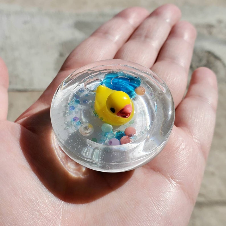 Customizable Swimming Rubber Duck Accessories Grip Resin - Etsy