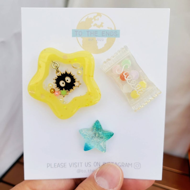 Kawaii Soot Sprite Inspired Custom Handmade Resin Shaker Shoes - Etsy