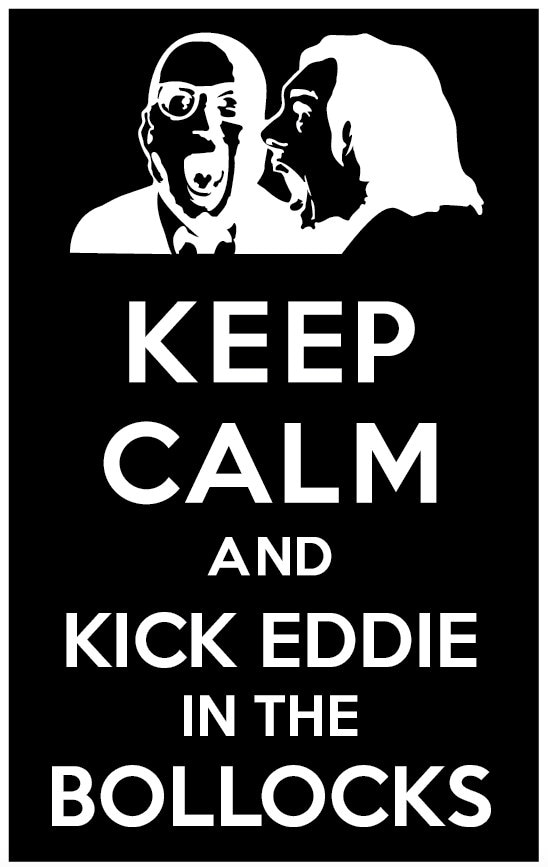 Bottom Keep Calm Kick Eddie Printed Mug - Etsy UK