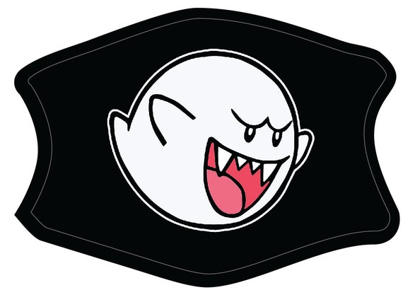 Mario Ghost Face Mask With Filters - Etsy