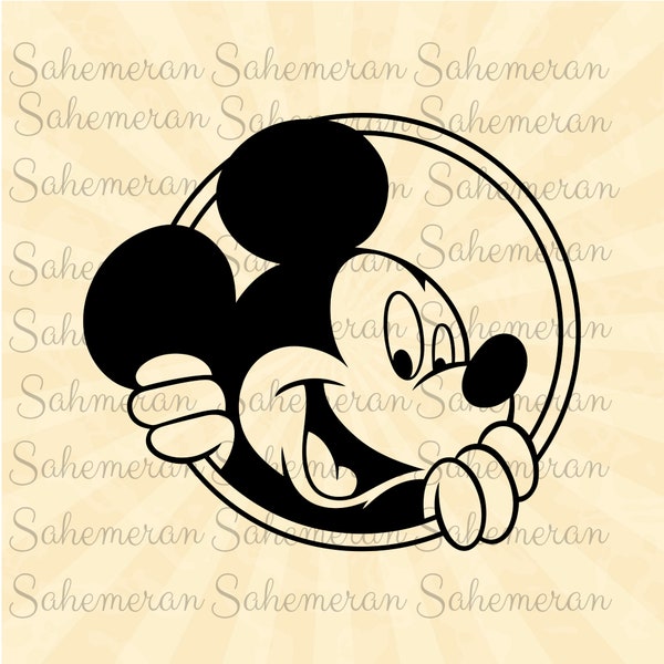 Vinyl Mickey Mouse - Etsy