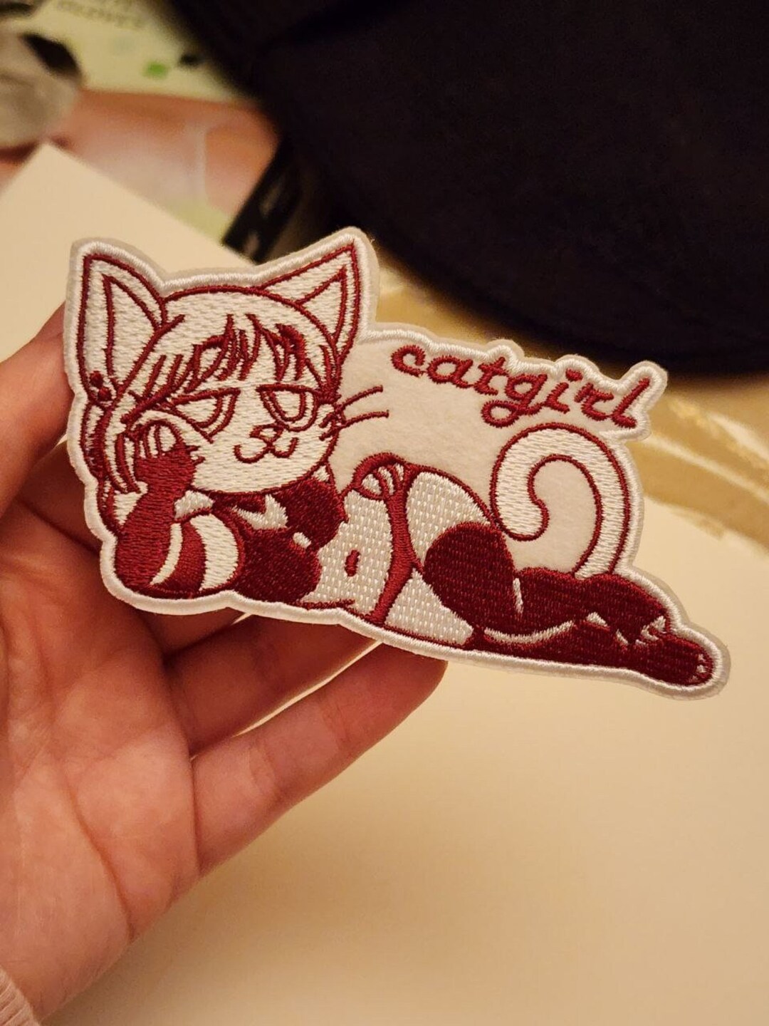 CAT GIRL PATCH iron-on - Etsy