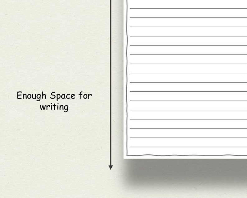 Printable Lined Paper Printable Notes Note Pages Lined - Etsy