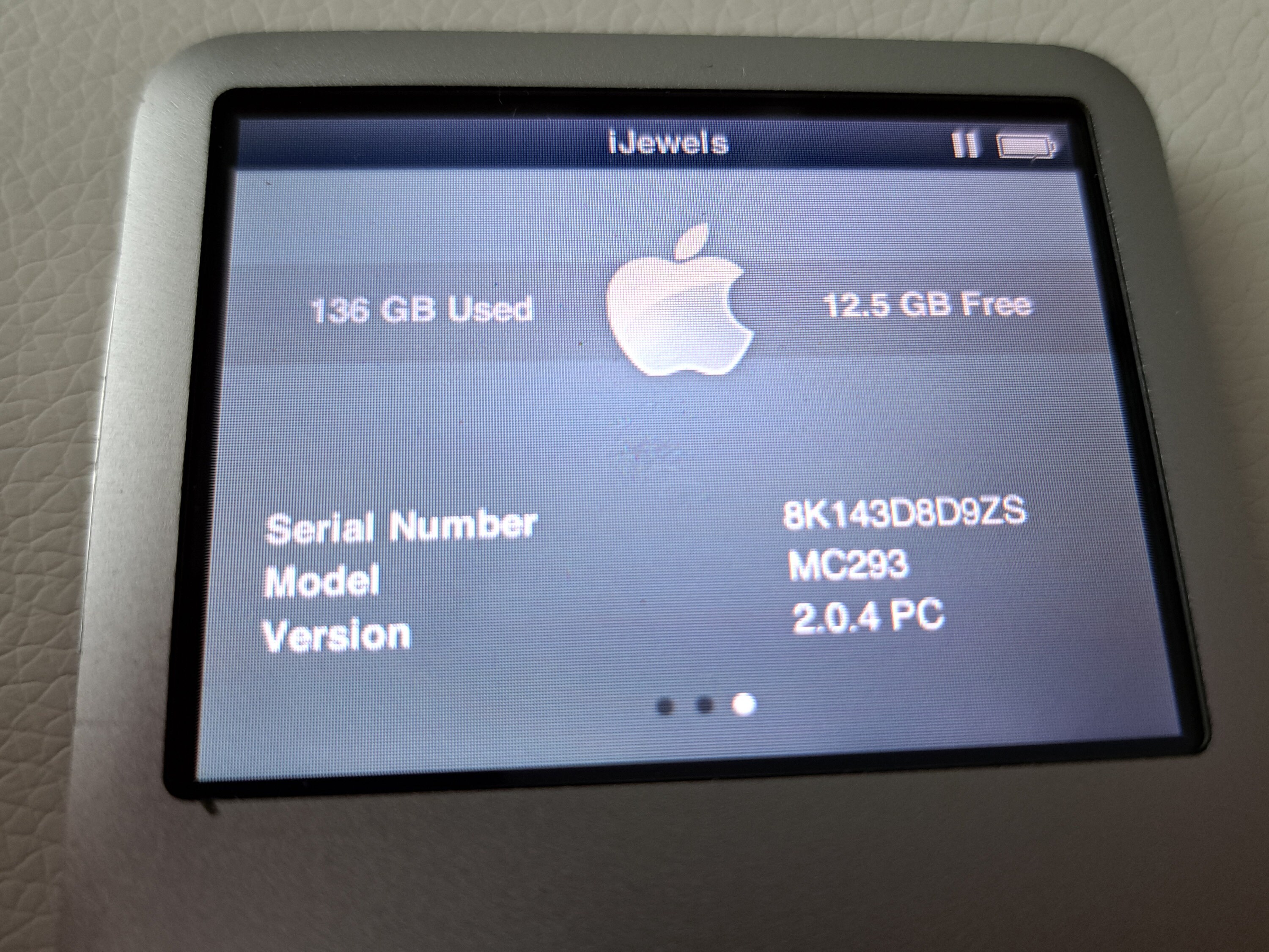 Apple Music Player Ipod Classic Model A1238 160gb Silver - Etsy UK