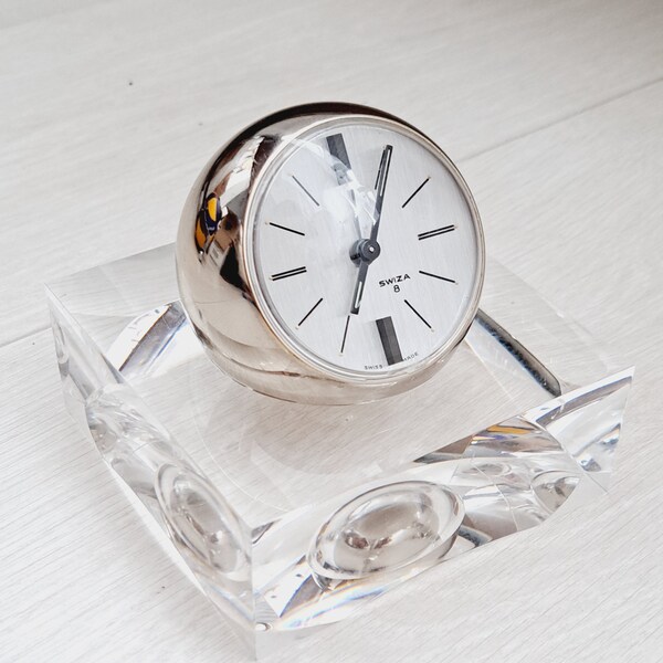 Clear Acrylic Alarm Clock - Etsy