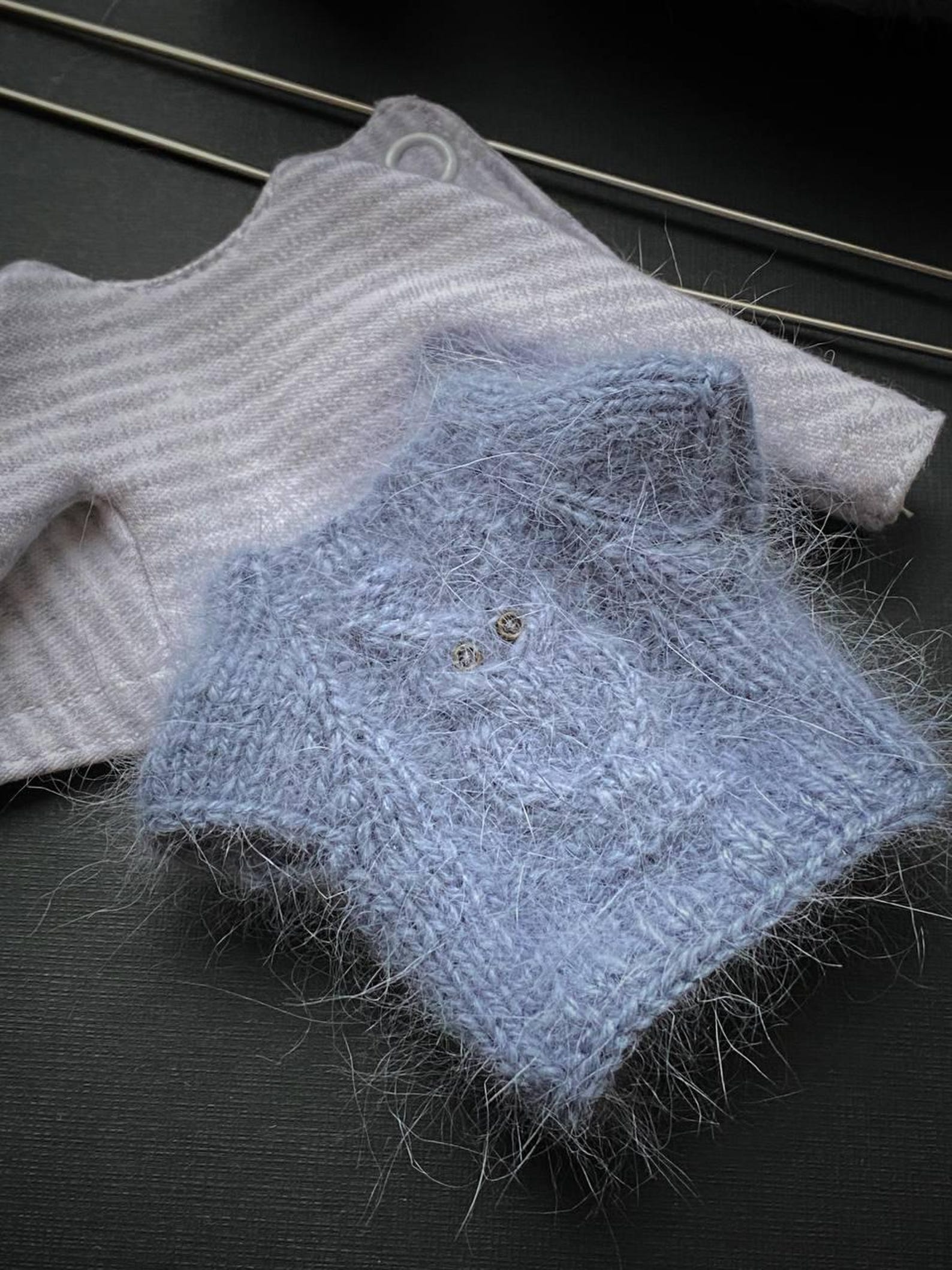 Owl Sweater and Vest Set for Blythe Doll 2 in 1 Knit Pattern for Takara ...
