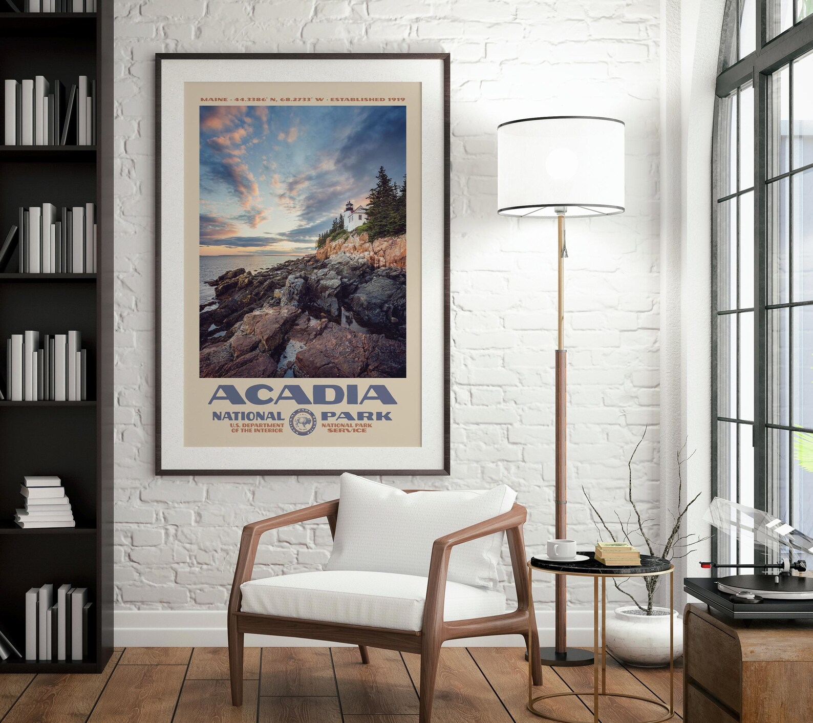 Acadia National Park Poster • Retro NPS Print • Nature Photography Fine ...
