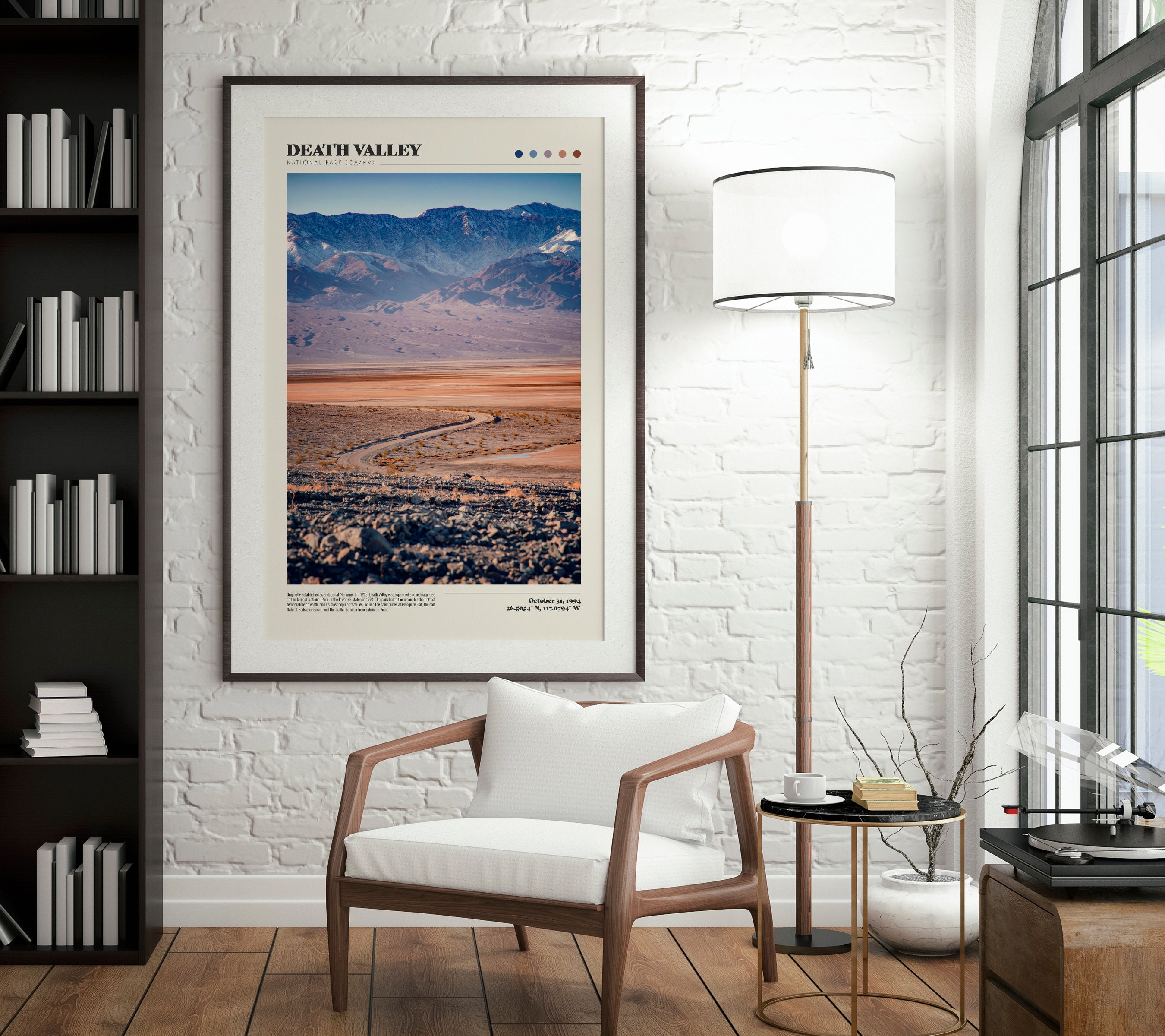 Death Valley National Park Poster Premium Quality Fine Art Print Matte ...
