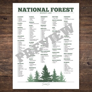 National Bucket List Bundle [3 Pack] • 2022 Complete List • National ...