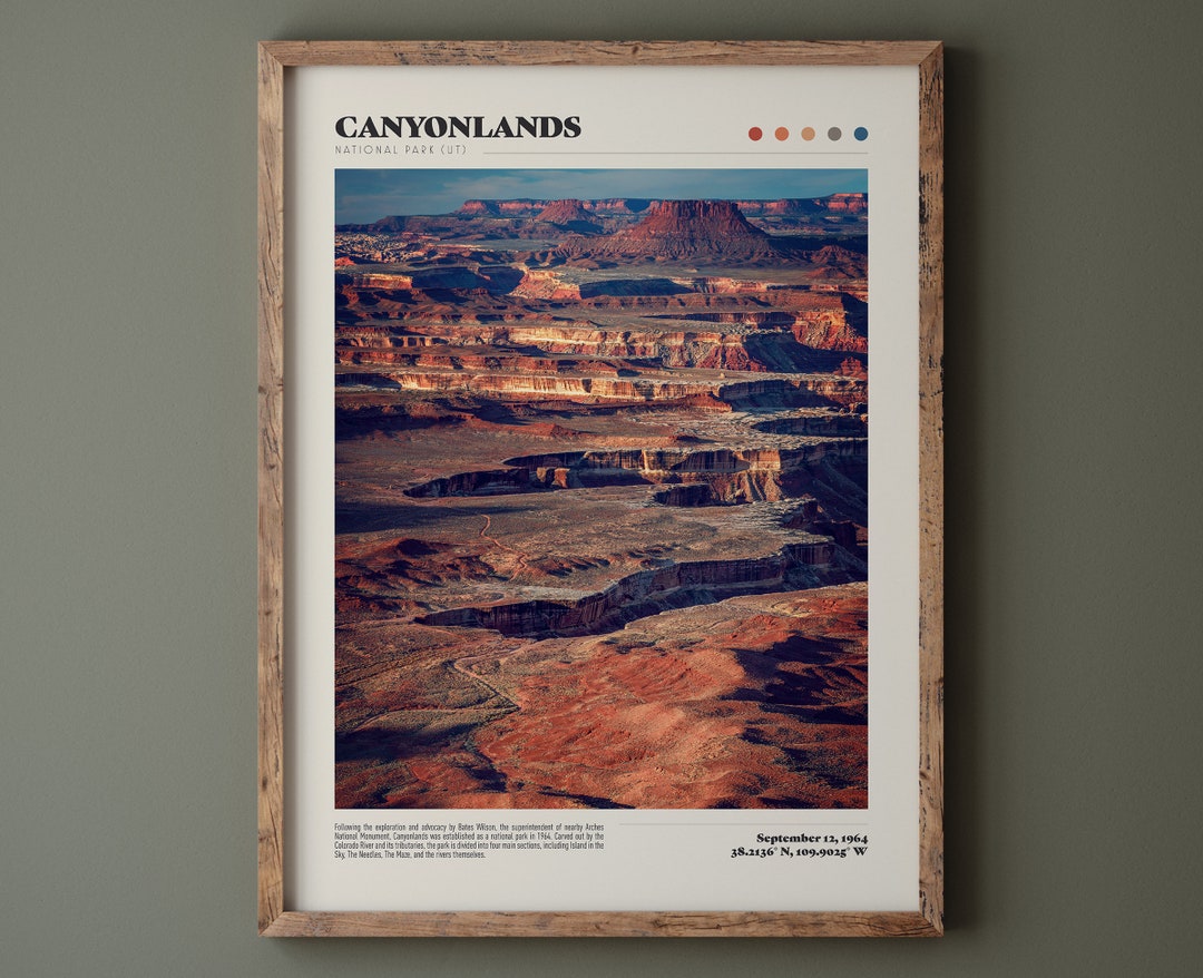 Canyonlands National Park Poster • Premium Quality Fine Art Print ...