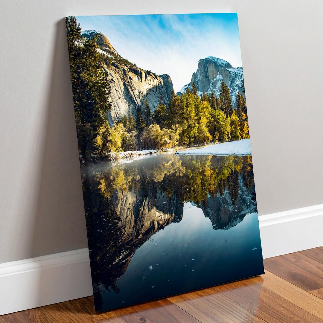 Yosemite Half Dome Print / Canvas • Yosemite Valley • Nature Landscape ...