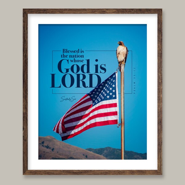 American Flag Scripture - Etsy