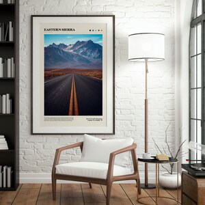 Eastern Sierra Mountains Poster • Premium Quality Fine Art Print ...