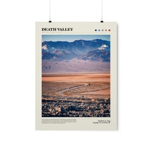 Death Valley National Park Poster • Premium Quality Fine Art Print ...