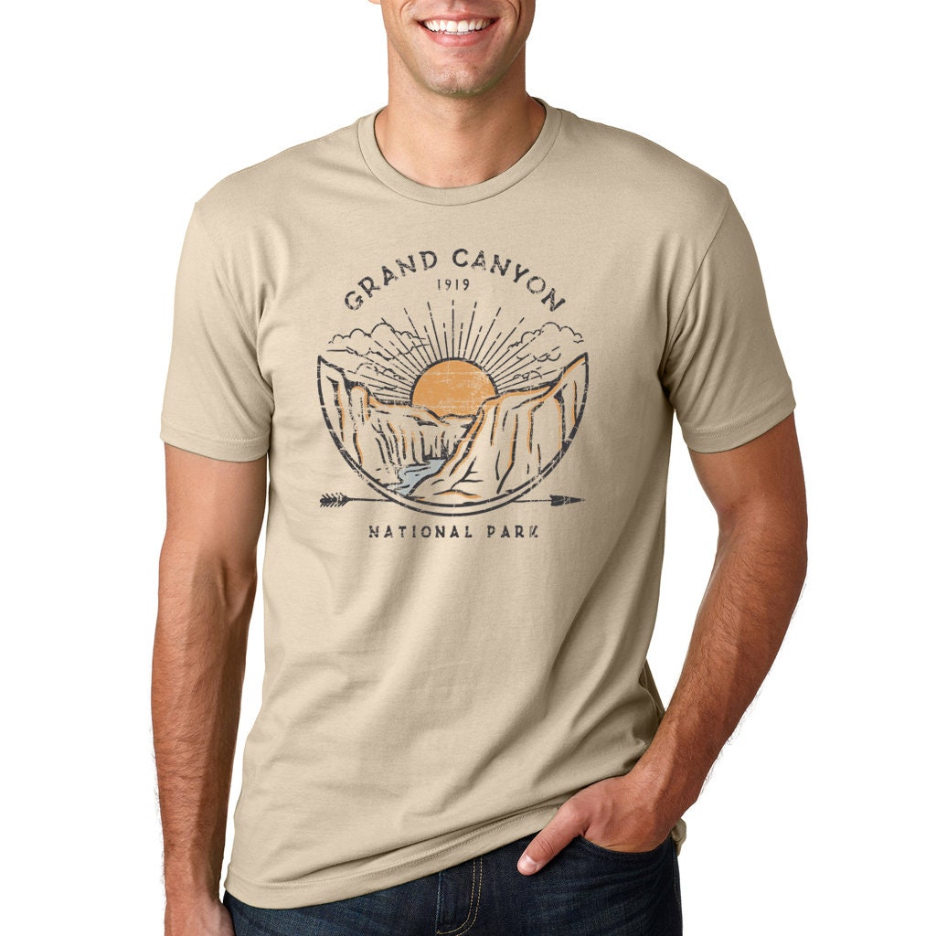 Grand Canyon National Park T Shirt for Men & Women • Unisex 100% Cotton ...
