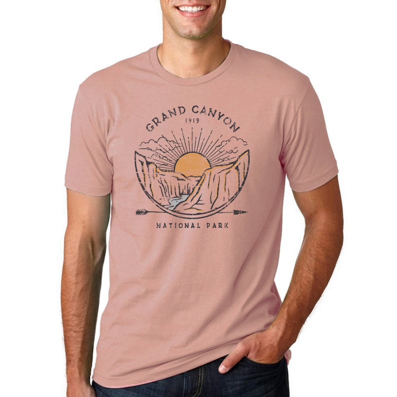 Grand Canyon National Park T Shirt for Men & Women • Unisex 100% Cotton ...