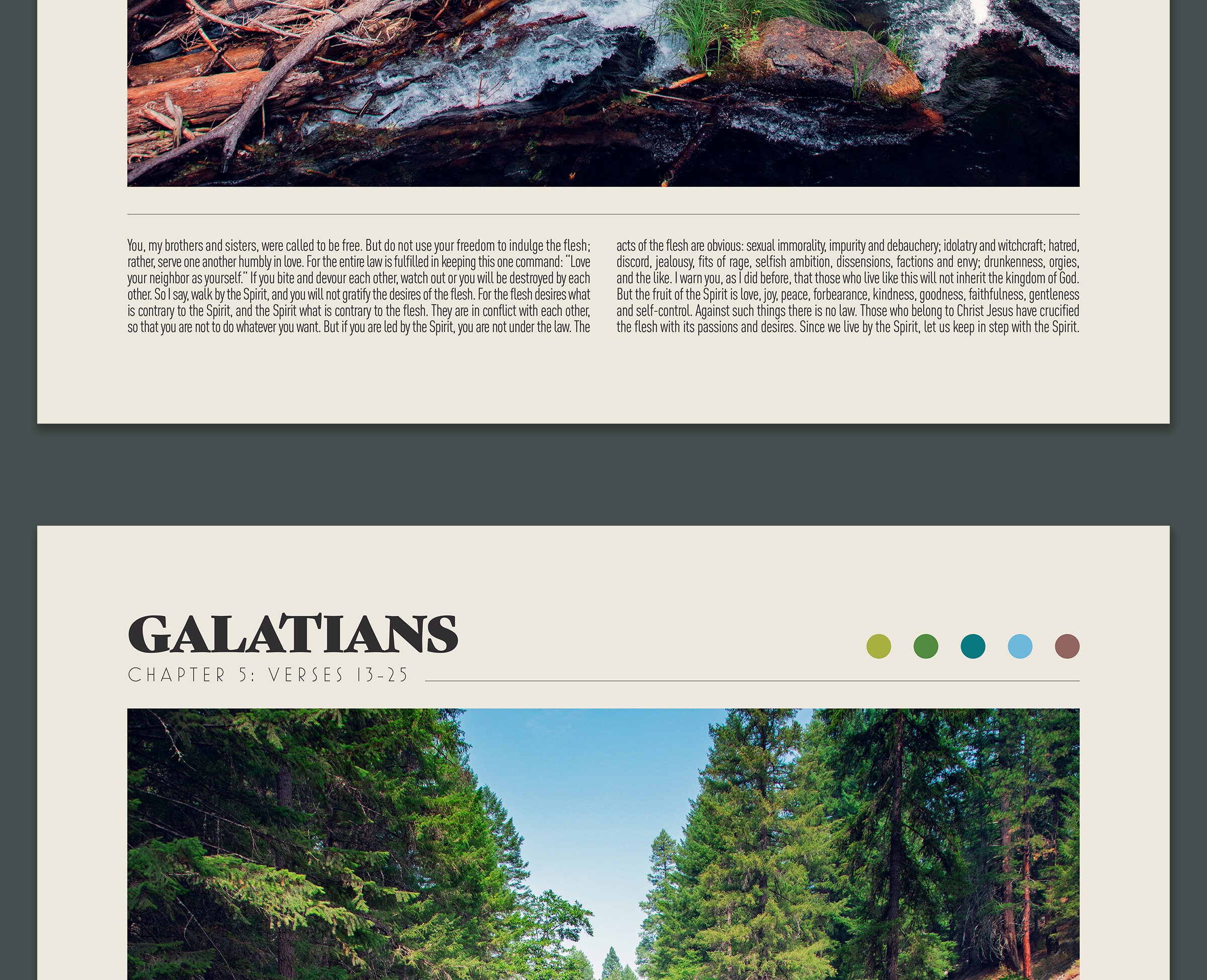Bible Verse Poster • Galatians "fruit of the Spirit" Scripture ...