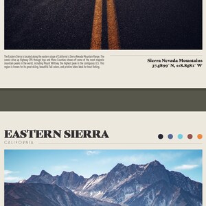 Eastern Sierra Mountains Poster • Premium Quality Fine Art Print ...