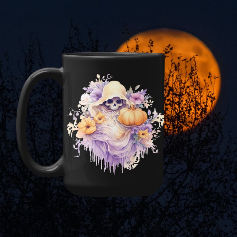 Halloween Coffee Mug Ghost Mug Spooky Season Mug Halloween - Etsy