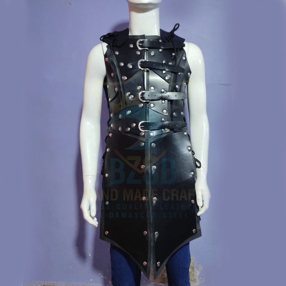 Genuine Leather Medieval Samurai Armor Cauldron's Game of | Etsy