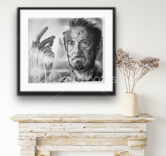 Iron Man Snap Avengers Endgame Fine Art Print - Etsy