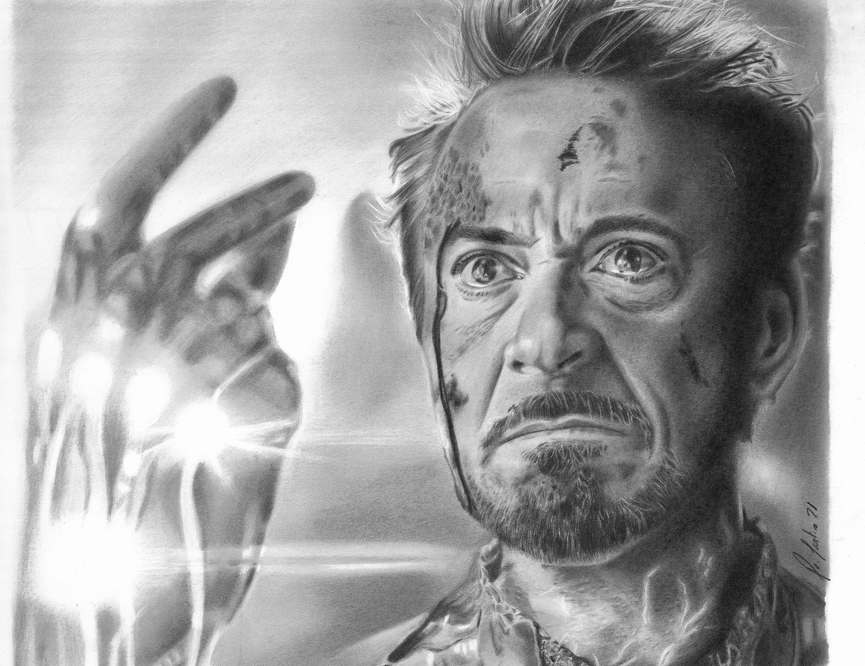 Iron Man Snap – Avengers Endgame - Fine Art Print - Etsy