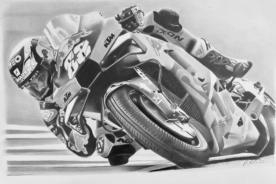 Miguel Oliveira KTM Motogp Fine Art Print - Etsy