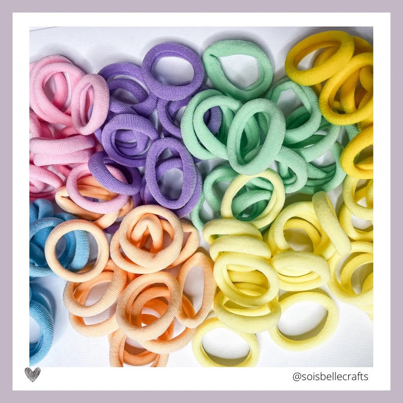 Girls Bow Hair Bobbles - Etsy UK