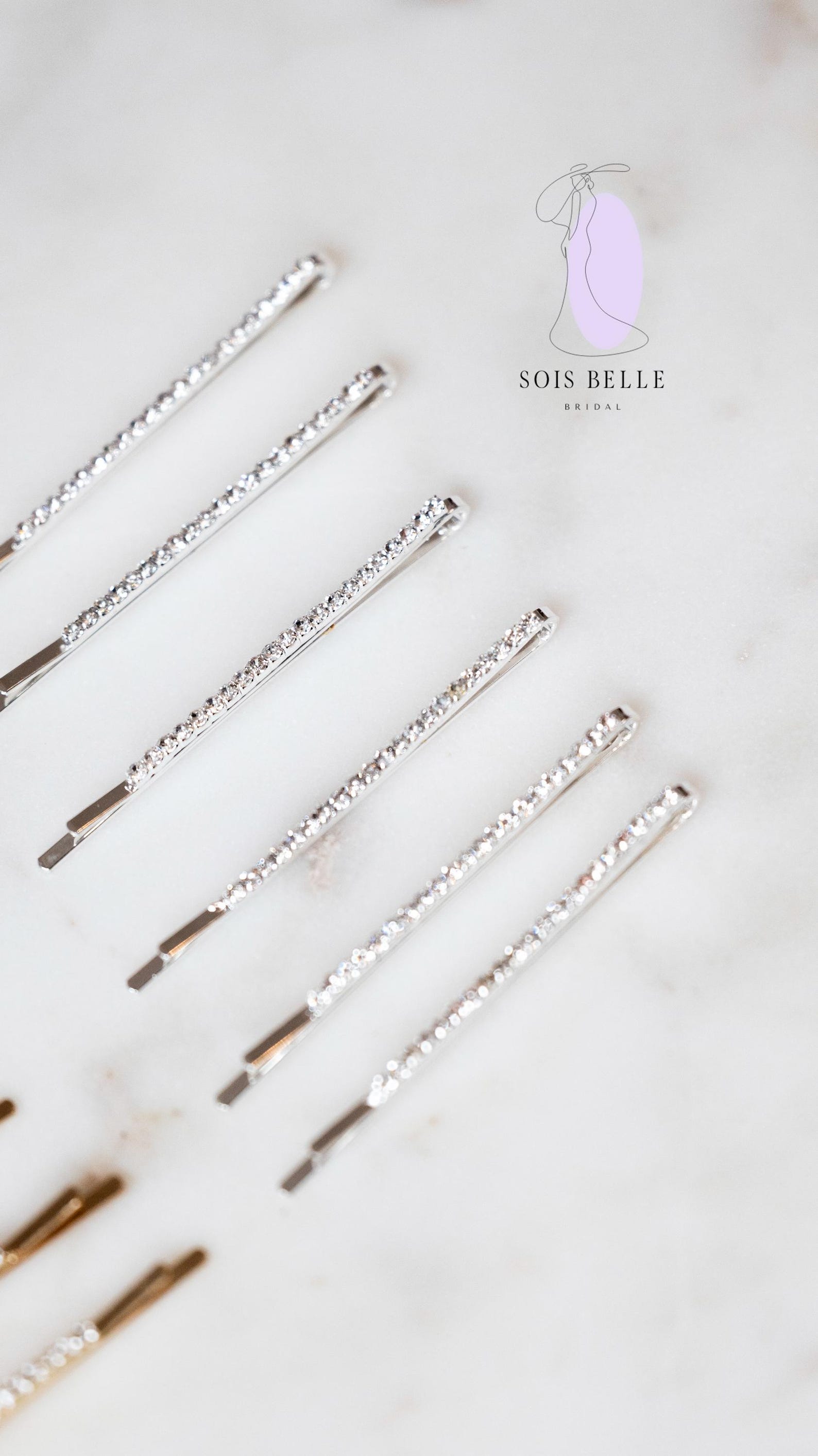 Gold Crystal Slides pack of 10 - Etsy