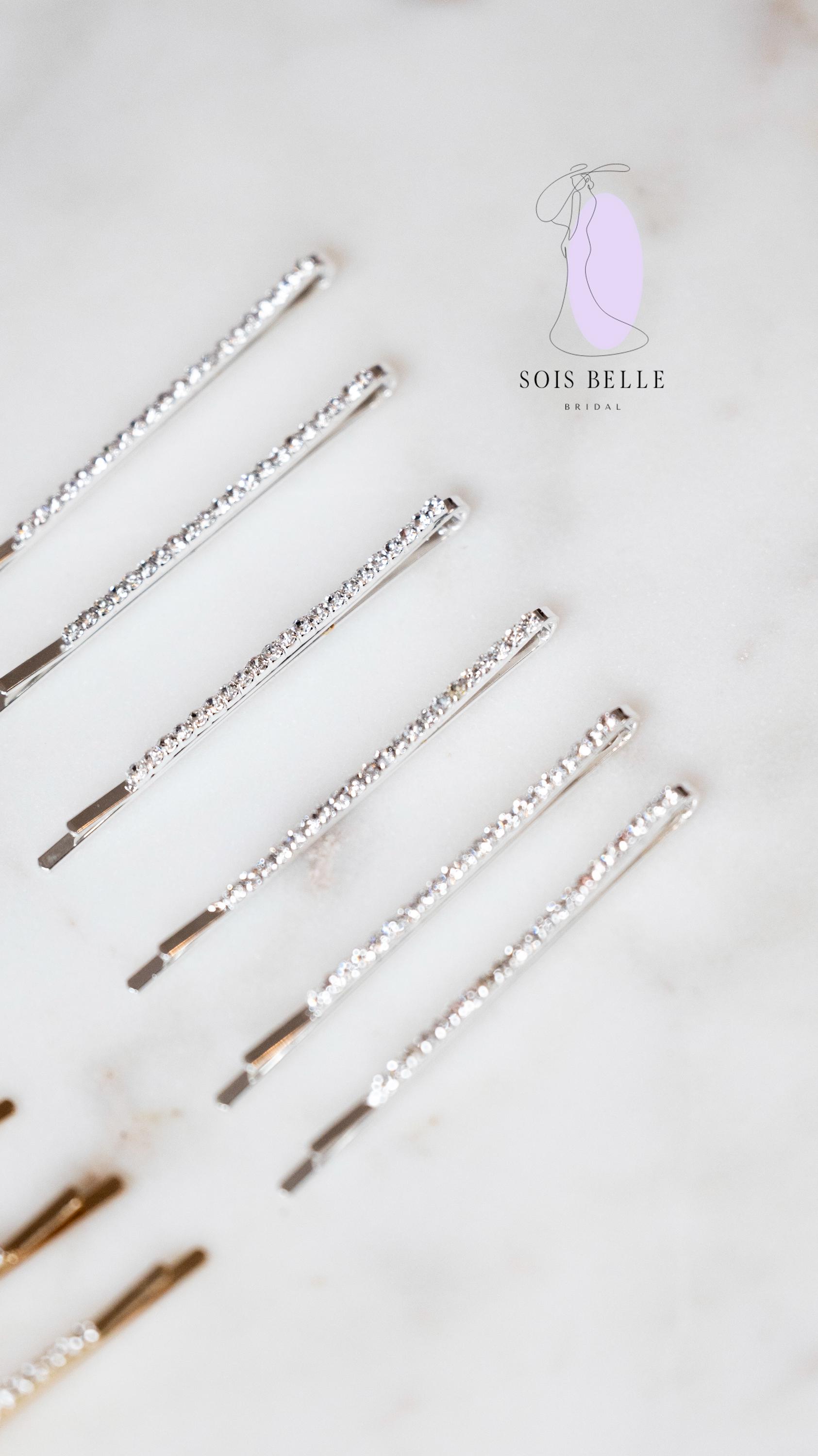 Gold Crystal Slides (pack of 10) - Etsy