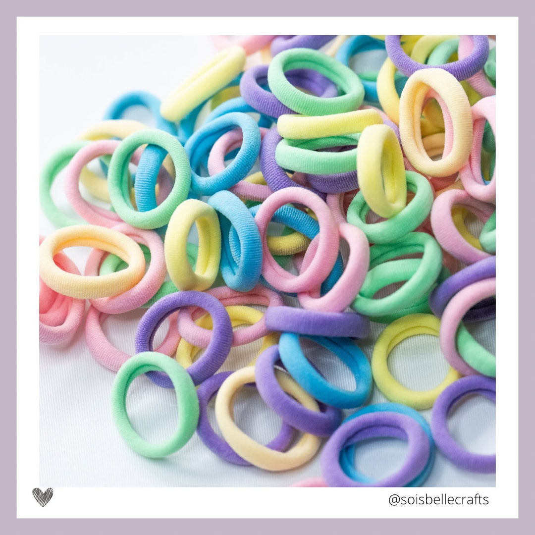 Box of 100 Mini Hair Bobbles - Etsy