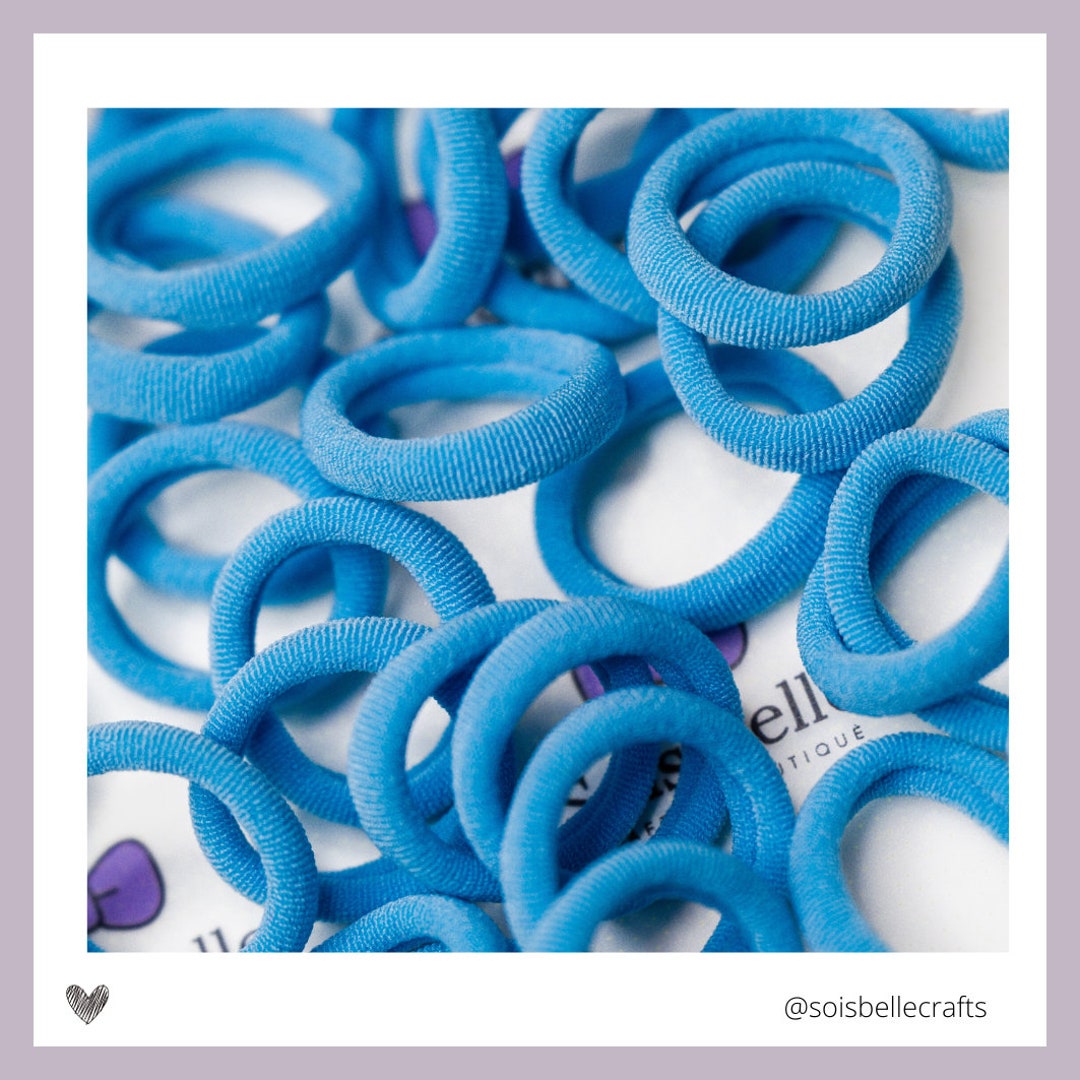 Mini Hair Bobbles 10 per Pack - Etsy UK