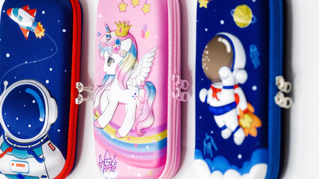 3D Character Pencil Cases - Etsy