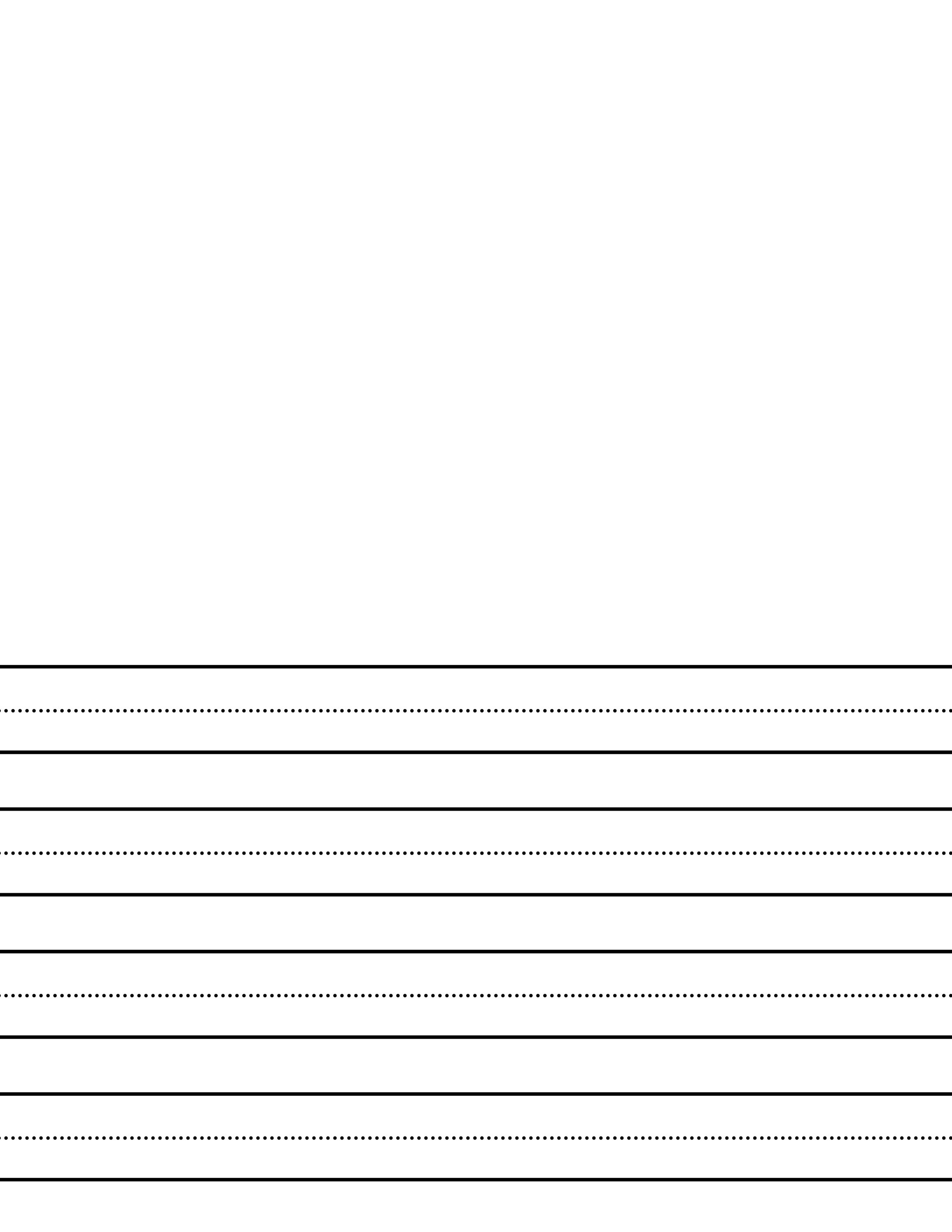 Kindergarten Lined Paper / Kindergarten Writing Paper / Handwriting ...