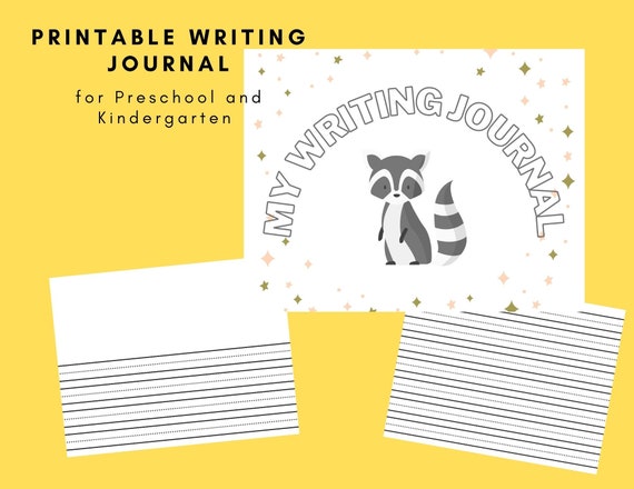 For Preschool Journal Writing Paper