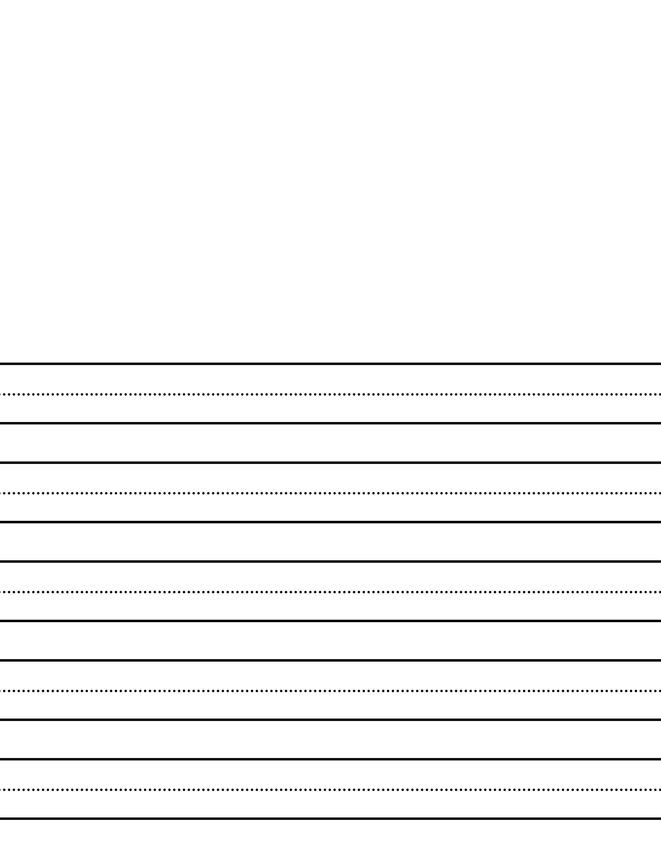 Kindergarten Lined Paper / Kindergarten Writing Paper / Handwriting ...