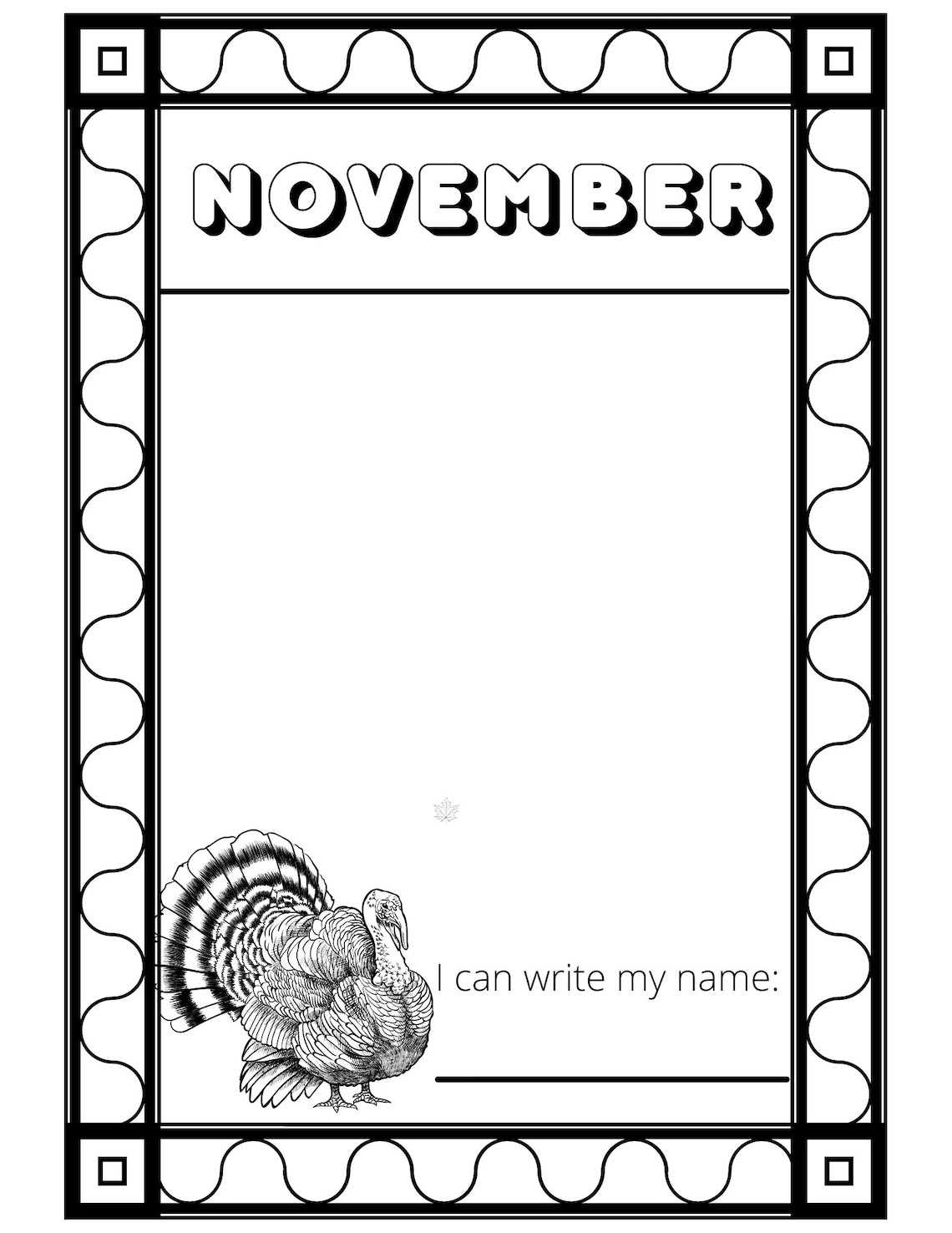 Self Portrait Journal/ Monthly Name Writing and Self Portrait Journal ...