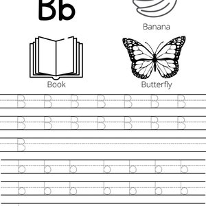 26 Alphabet Tracing Worksheets/preschool/kindergarten/handwriting ...