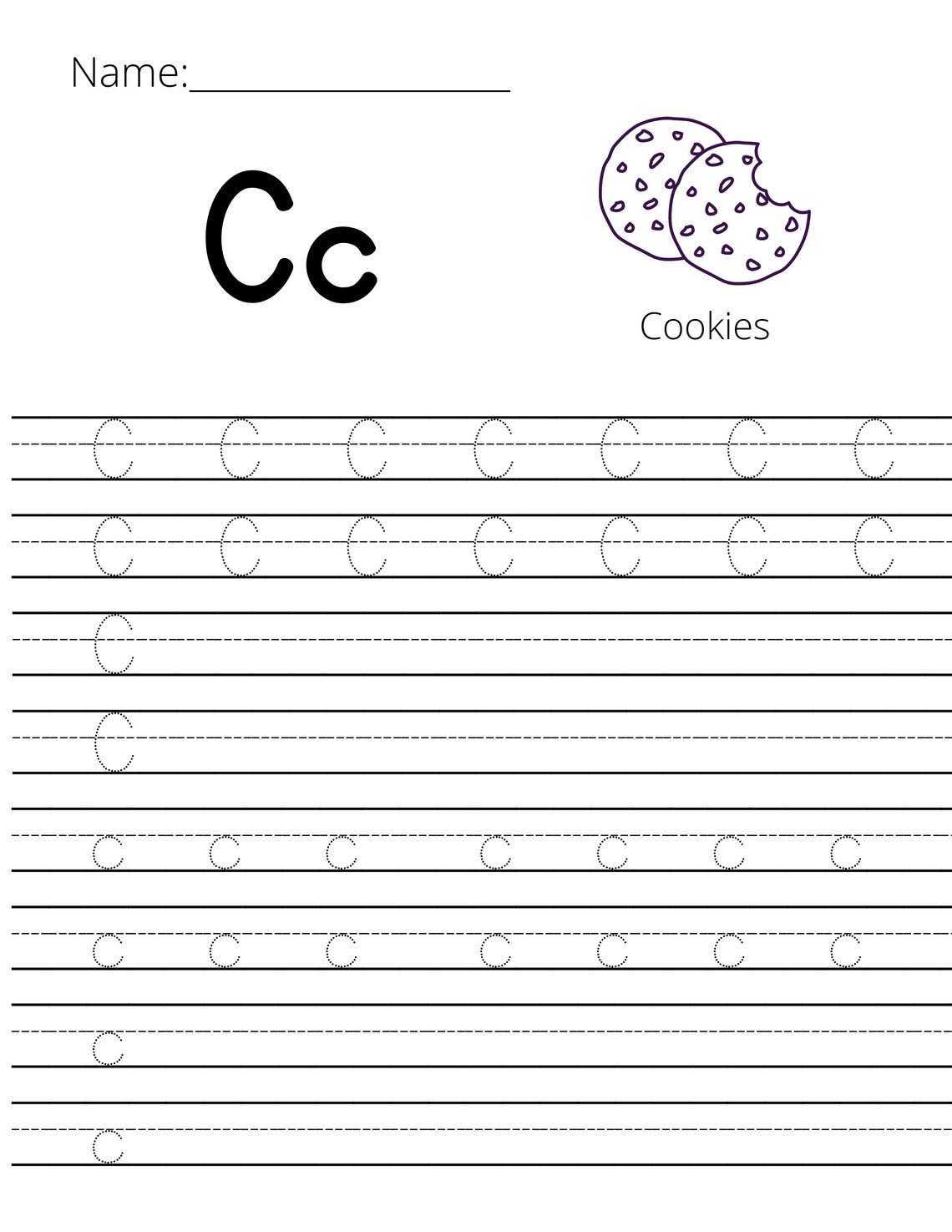 26 Printable Upper and Lower Case Alphabet Tracing Worksheets ...