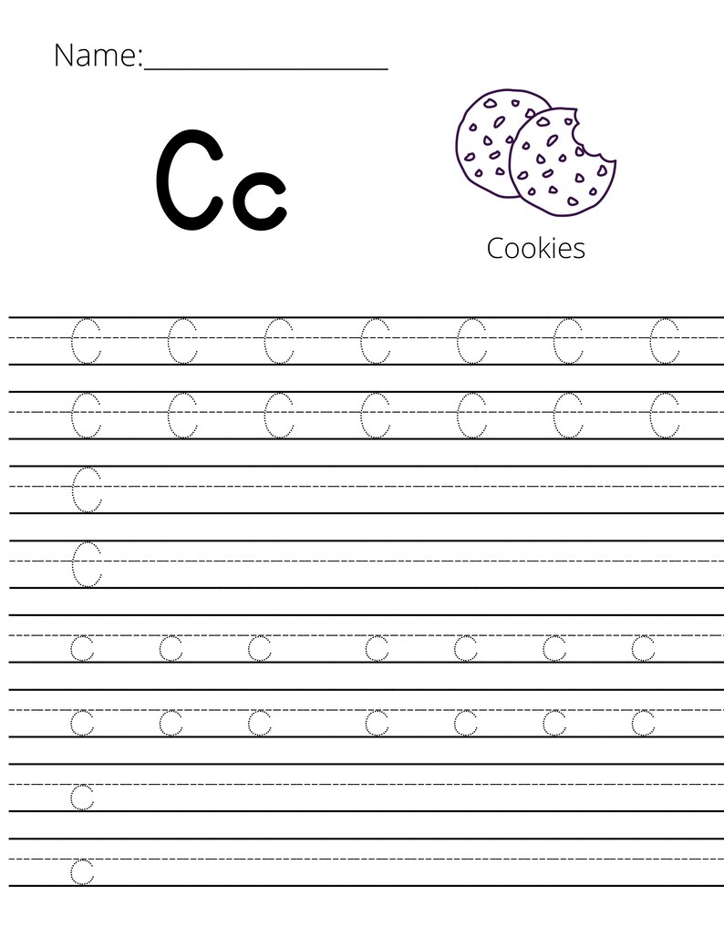 26 Printable Upper and Lower Case Alphabet Tracing Worksheets ...