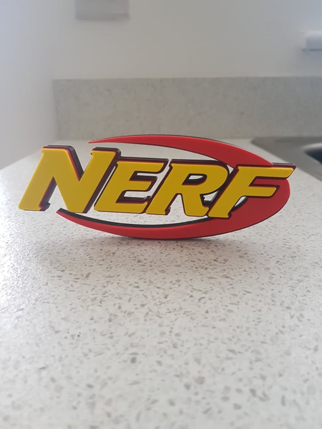 NERF 3D Printed Logo Sign - Etsy UK