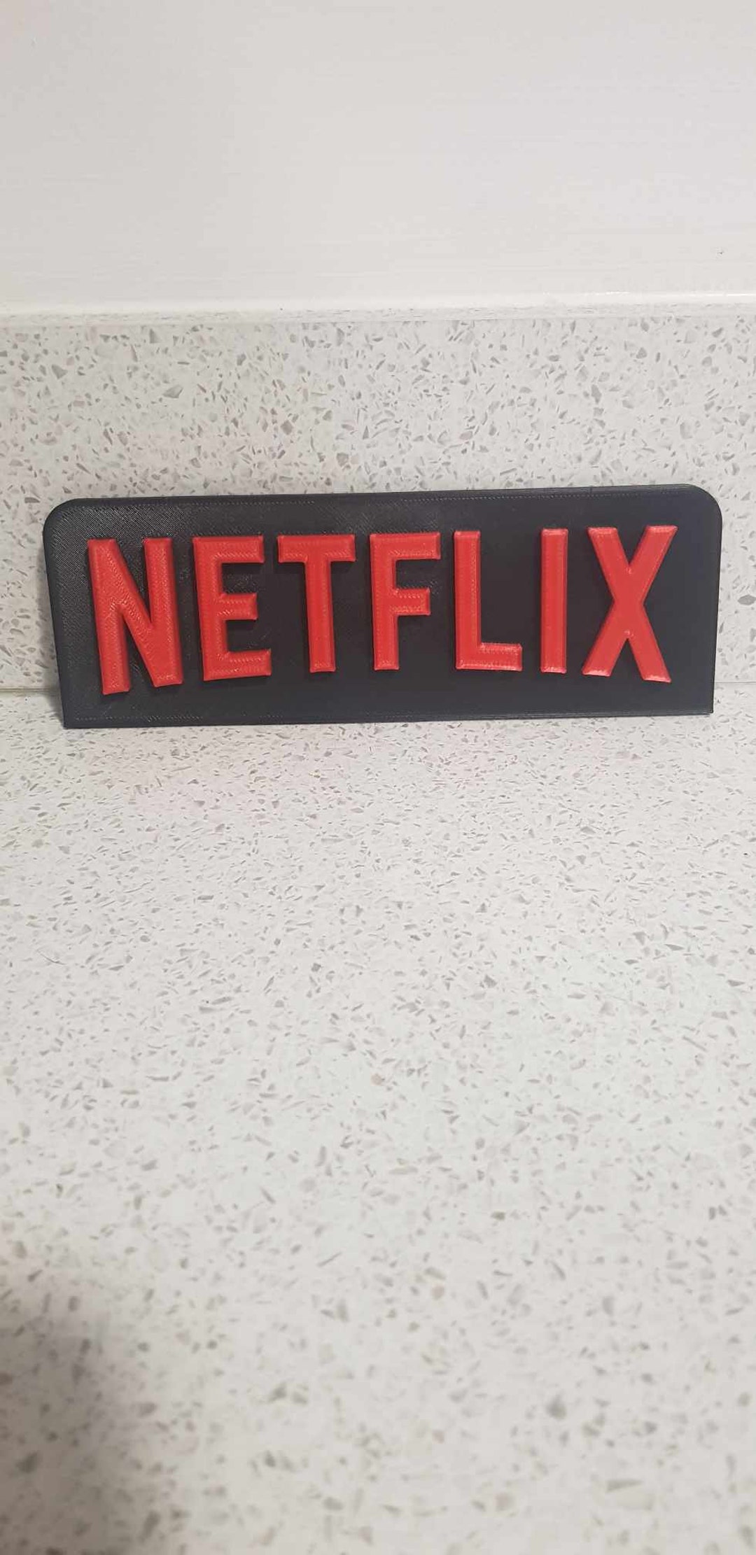 Netflix Style Logo Sign 175mm (game Room, Stocking Stuffer, Theatre ...