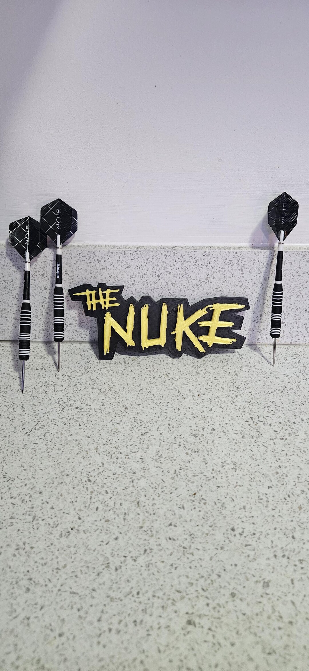 Luke "the Nuke" Littler Darts 3d Printed Wall Art Sign Mancave - Etsy