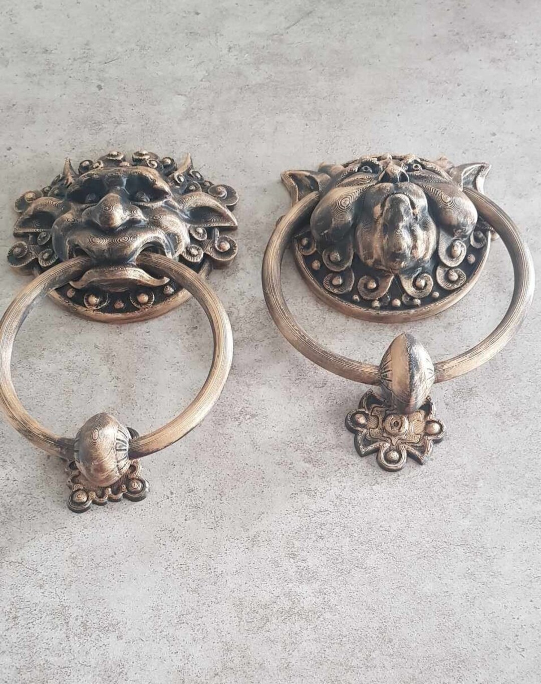 LABYRINTH 2X Door Knockers DAVID BOWIE 80,s Movie Film Memorabilia 3d ...