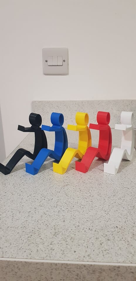 Stick Man Mobile Phone Stand 3d Printed - Etsy UK
