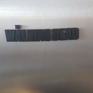 3D Printed the Walking Dead Sign Logo Black or Red - Etsy UK
