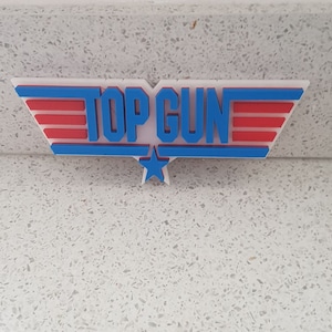 3D Printed Top Gun Sign/logo - Etsy UK
