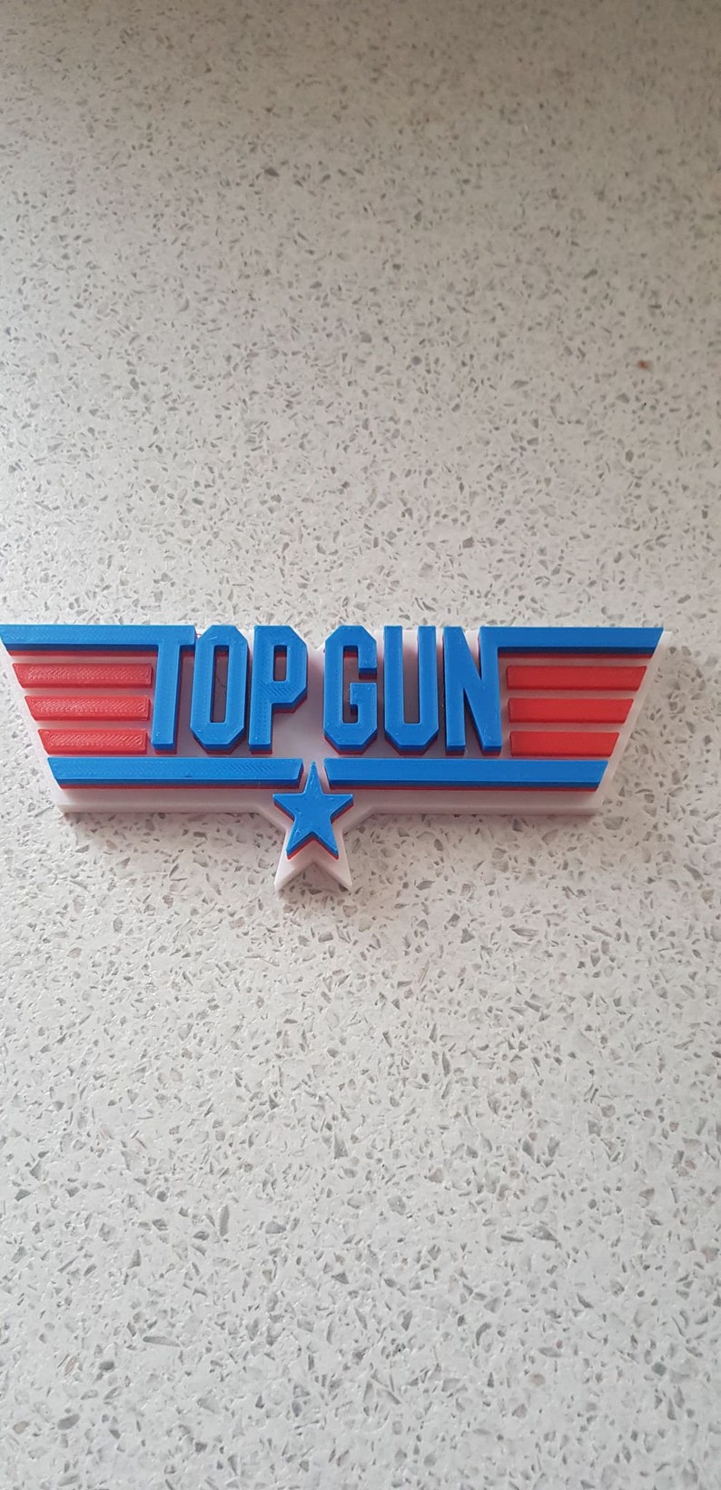 3D Printed Top Gun Sign/logo - Etsy UK
