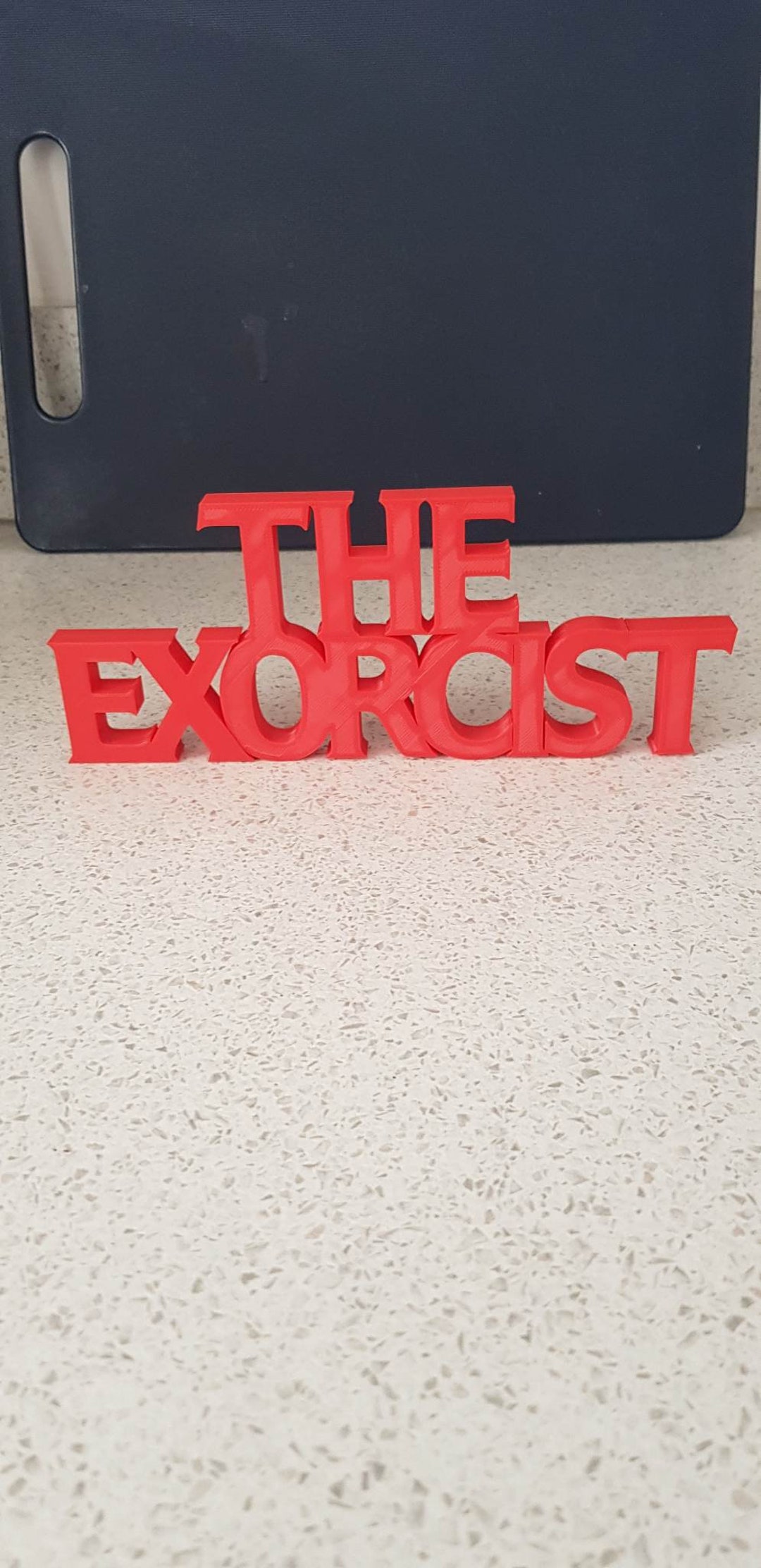 THE EXORCIST Ornamental Retro Display Collectible Logo Text Memorabilia ...
