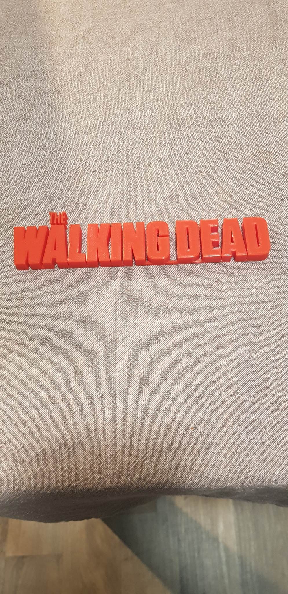 3D Printed the Walking Dead Sign Logo Black or Red - Etsy UK
